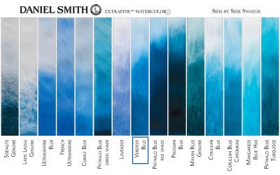 aquarelle daniel smith bleu verditer toutencolle