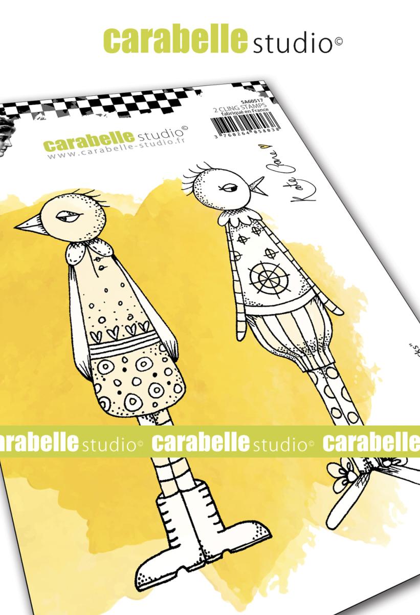 Tampon Carabelle funky ducks par kate crane toutencolle